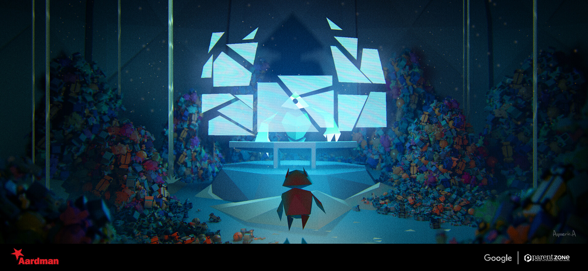 ArtStation - Interland hacker HQ - Concept art