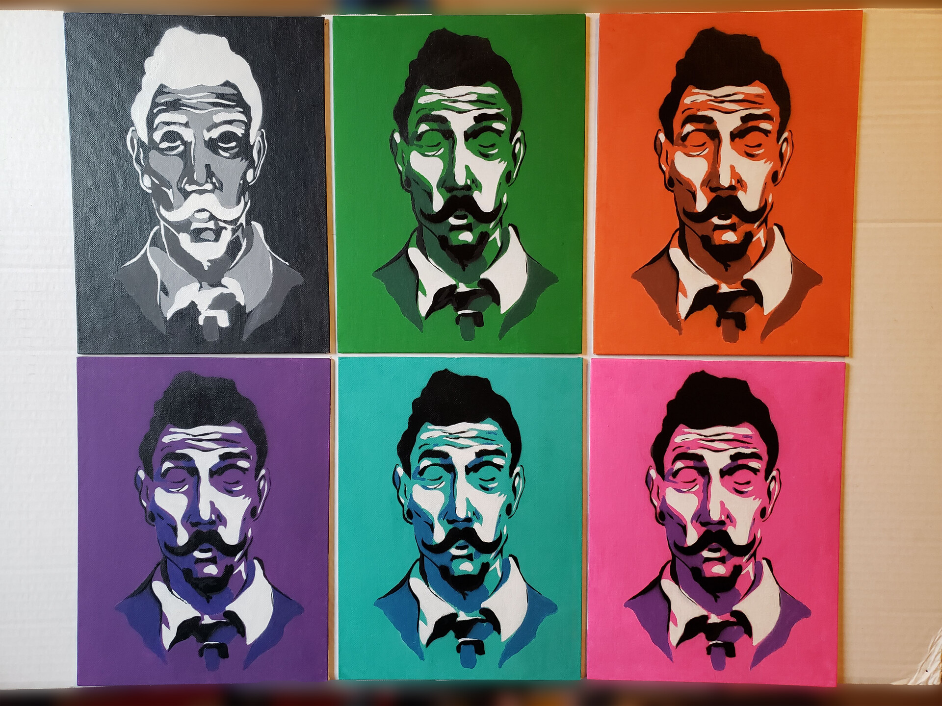 ArtStation - Colors of the Mustache Man