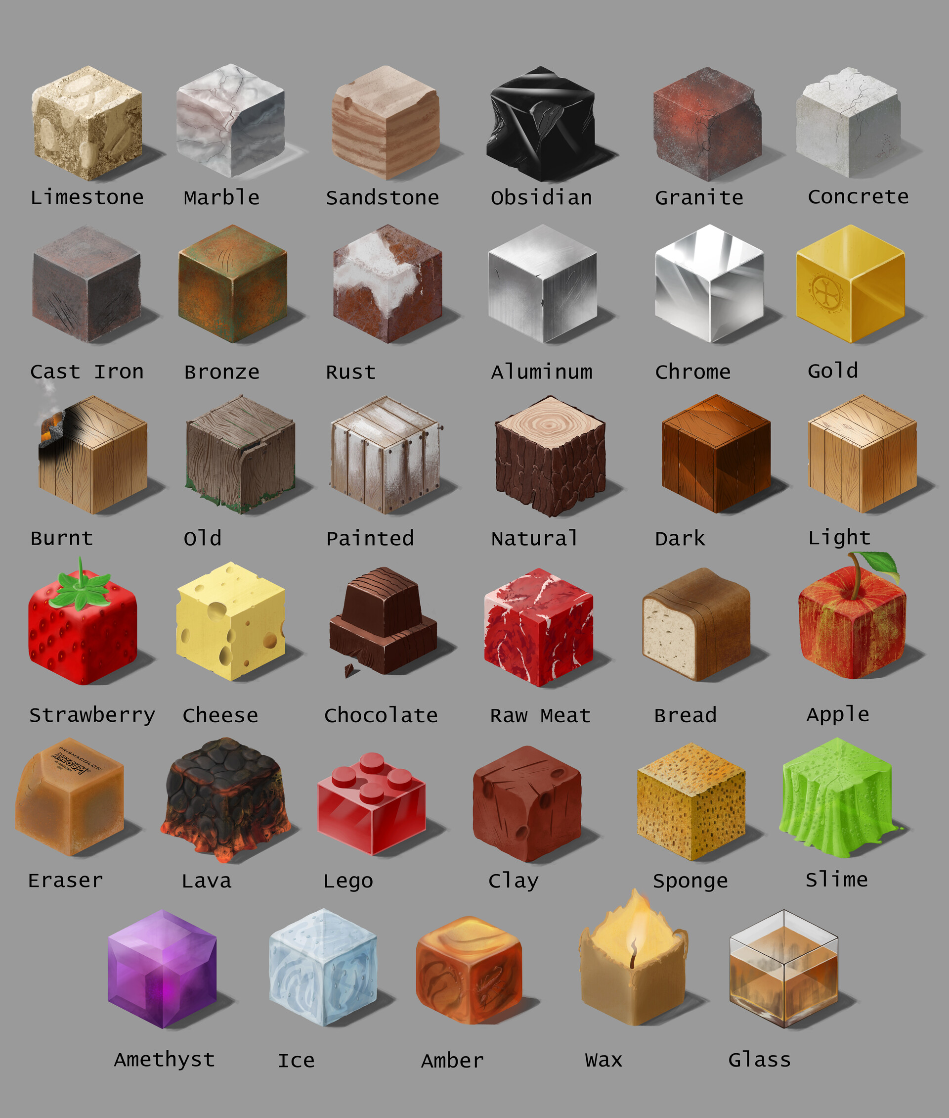 ArtStation - Texture Cubes