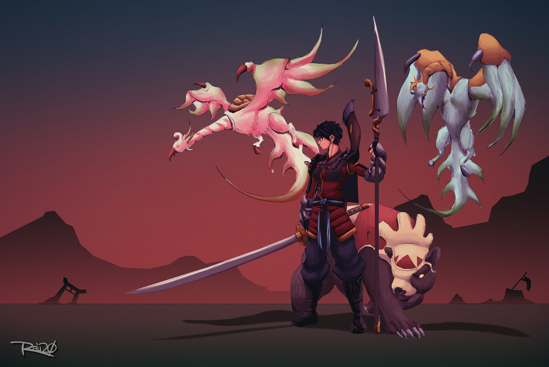 ArtStation - NIOH 2 fan art