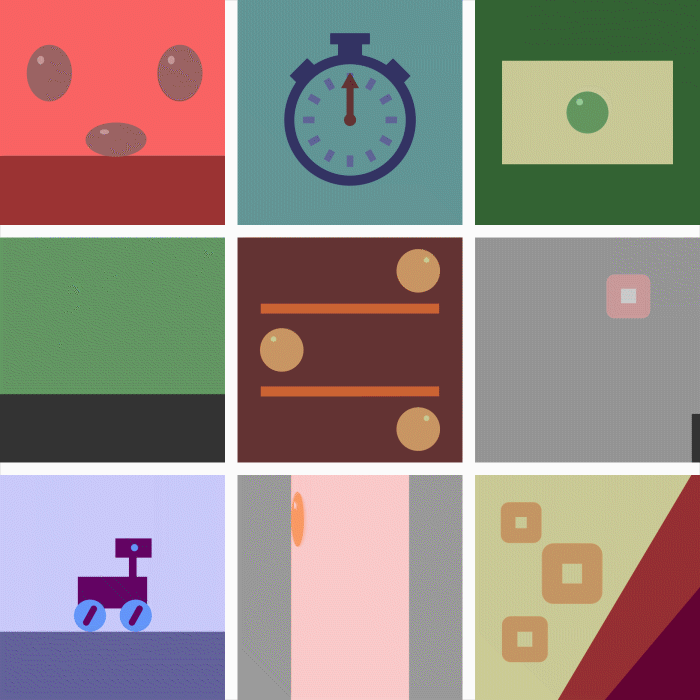animated squares