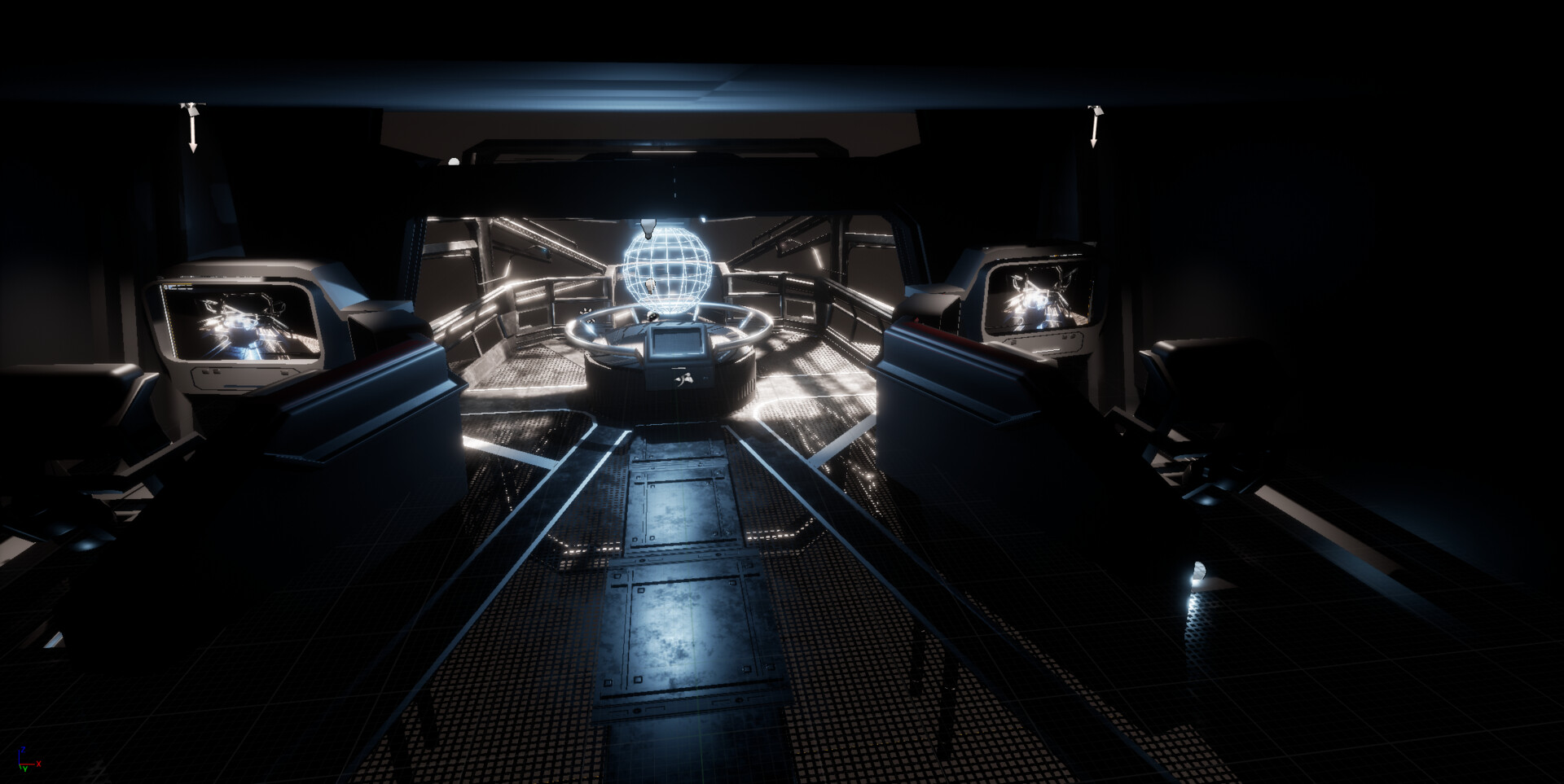 ArtStation - starcitizen carrack bridge（finished）