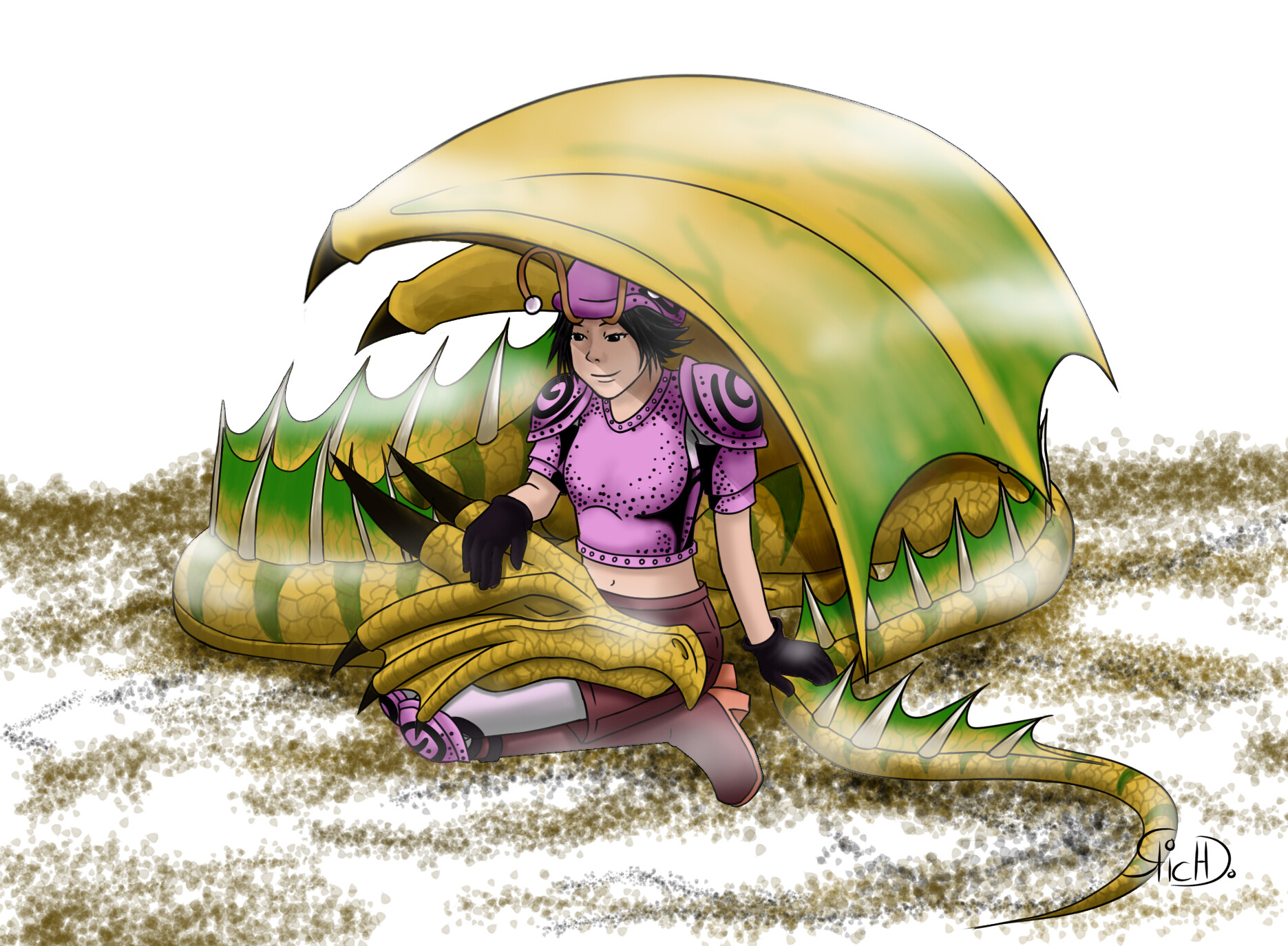 ArtStation - snail girl