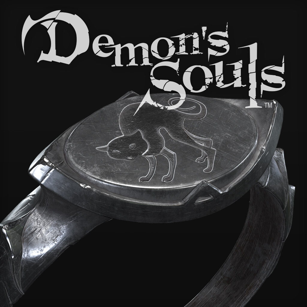 ArtStation - Demon's Souls - Ring Cat