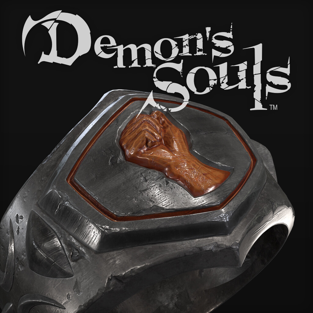ArtStation - Demon's Souls - Ring of Herculean Strength