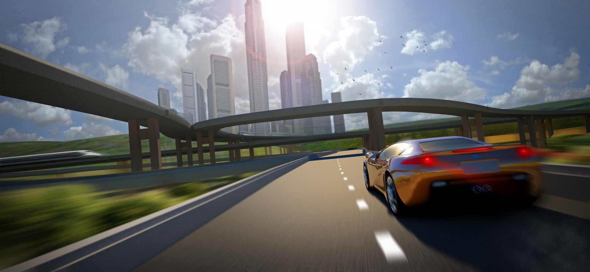 ArtStation - Matte Paint - 3D CAR ENVIRONMENT