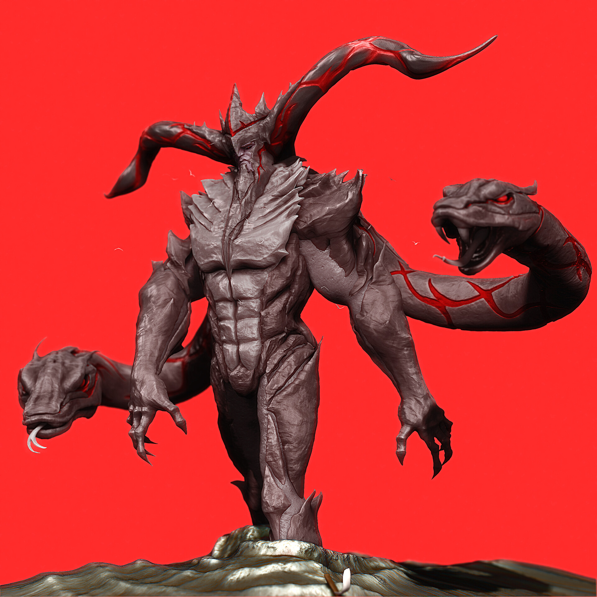 ArtStation - Blood of Zeus Giant fan art