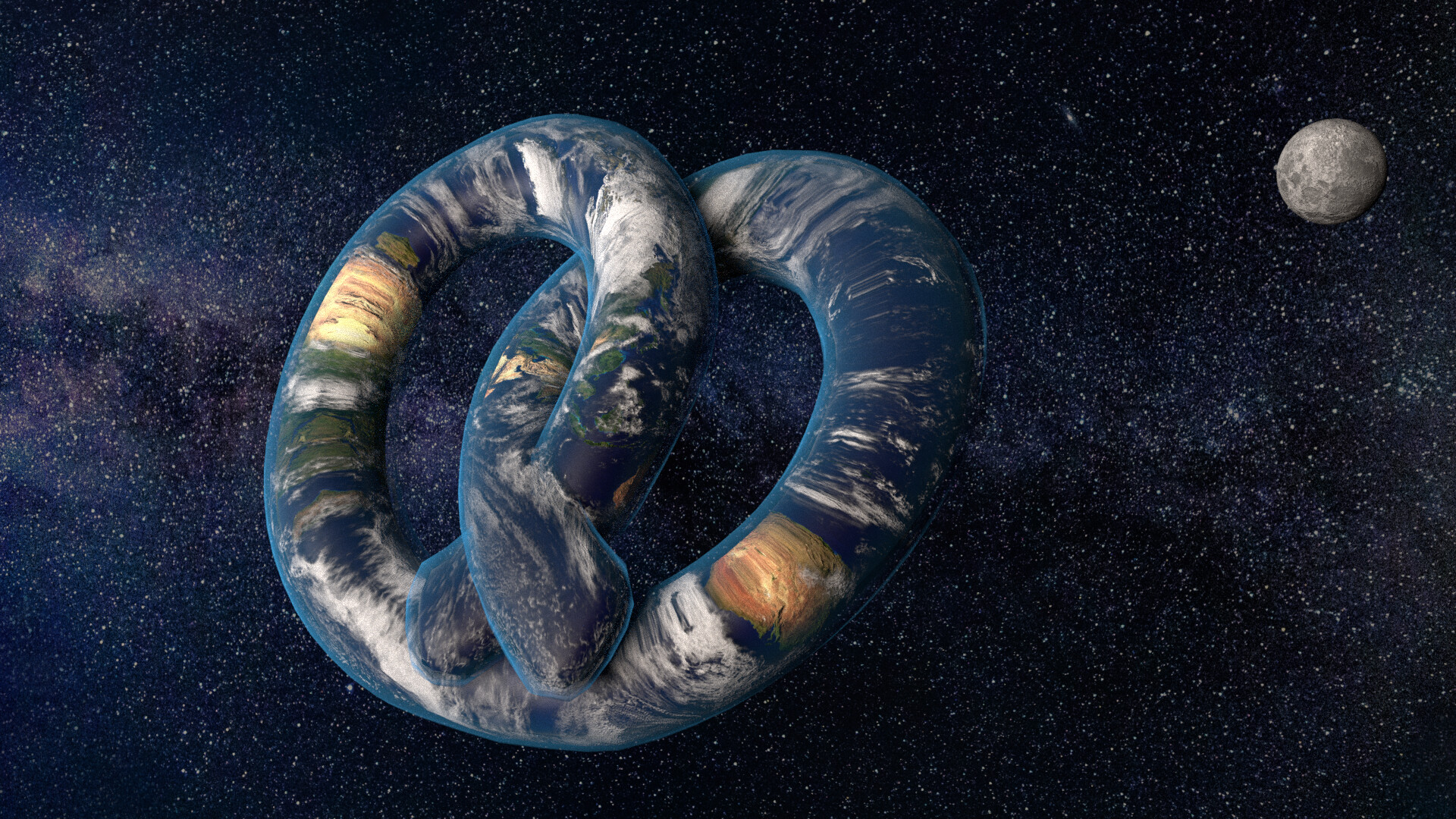 ArtStation - Alternative earth geometries.