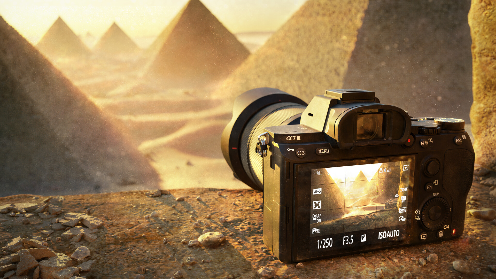 ArtStation - Sony a7iii Pyramid Desert
