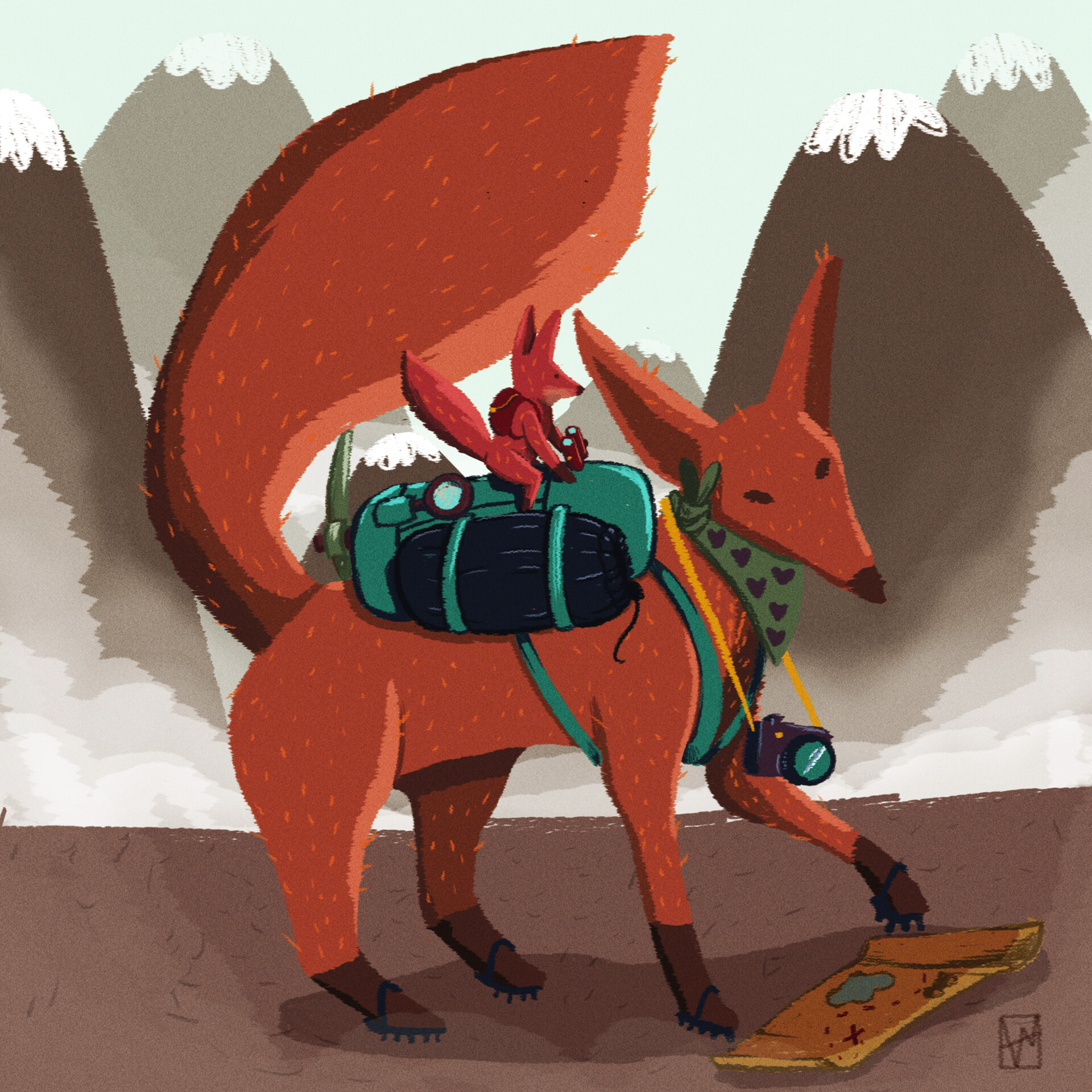 ArtStation - Fox adventurer