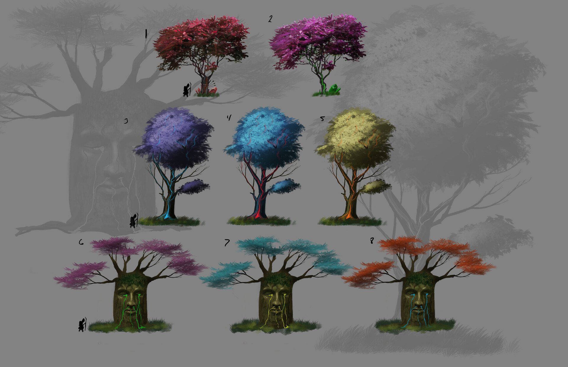 ArtStation - Magic trees