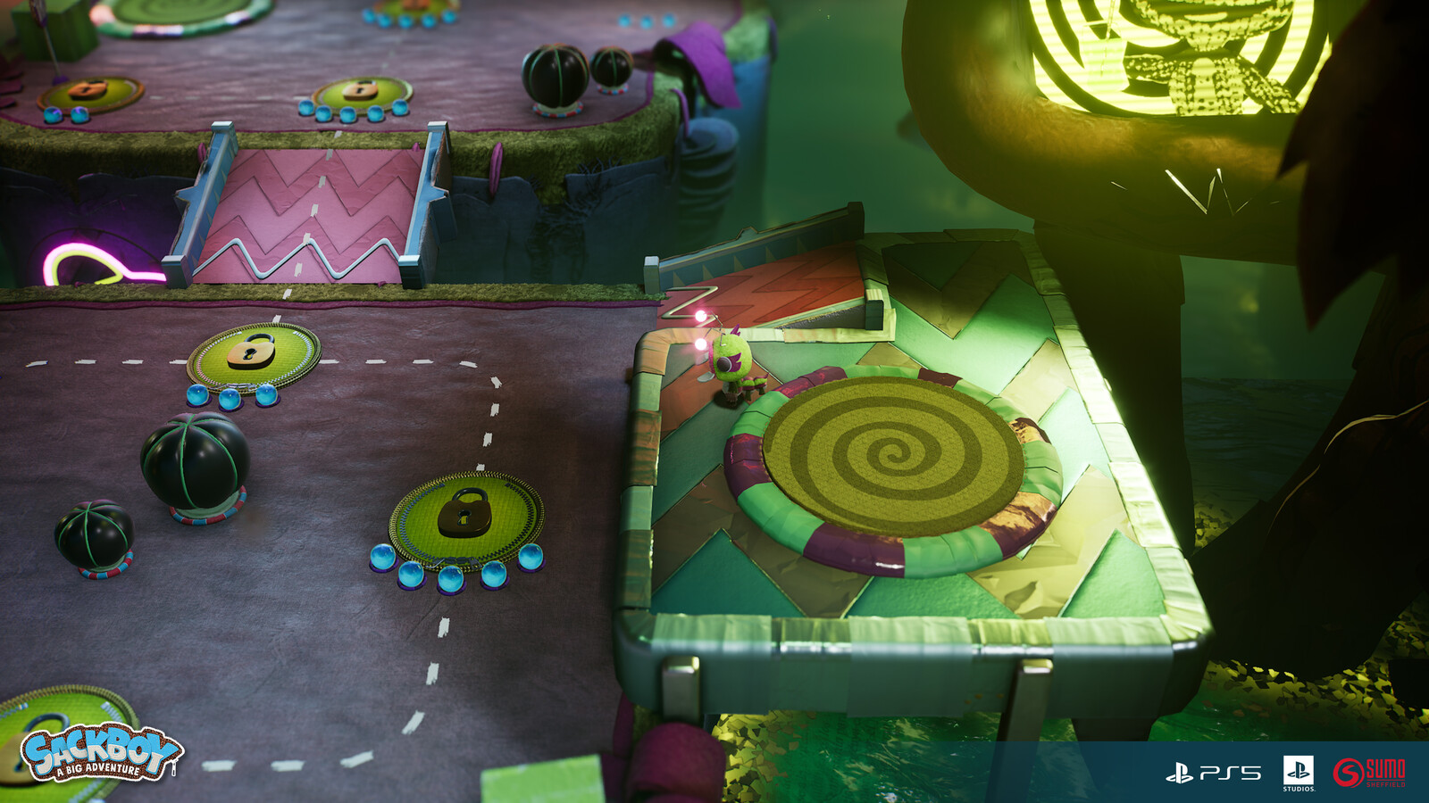 Alejandro Kühne - The Center of Craftworld - World Map - Sackboy: A Big ...