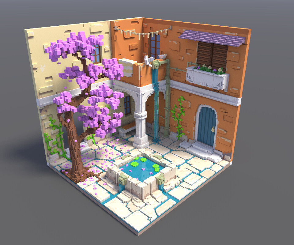 Lisa Rye - Voxel Art