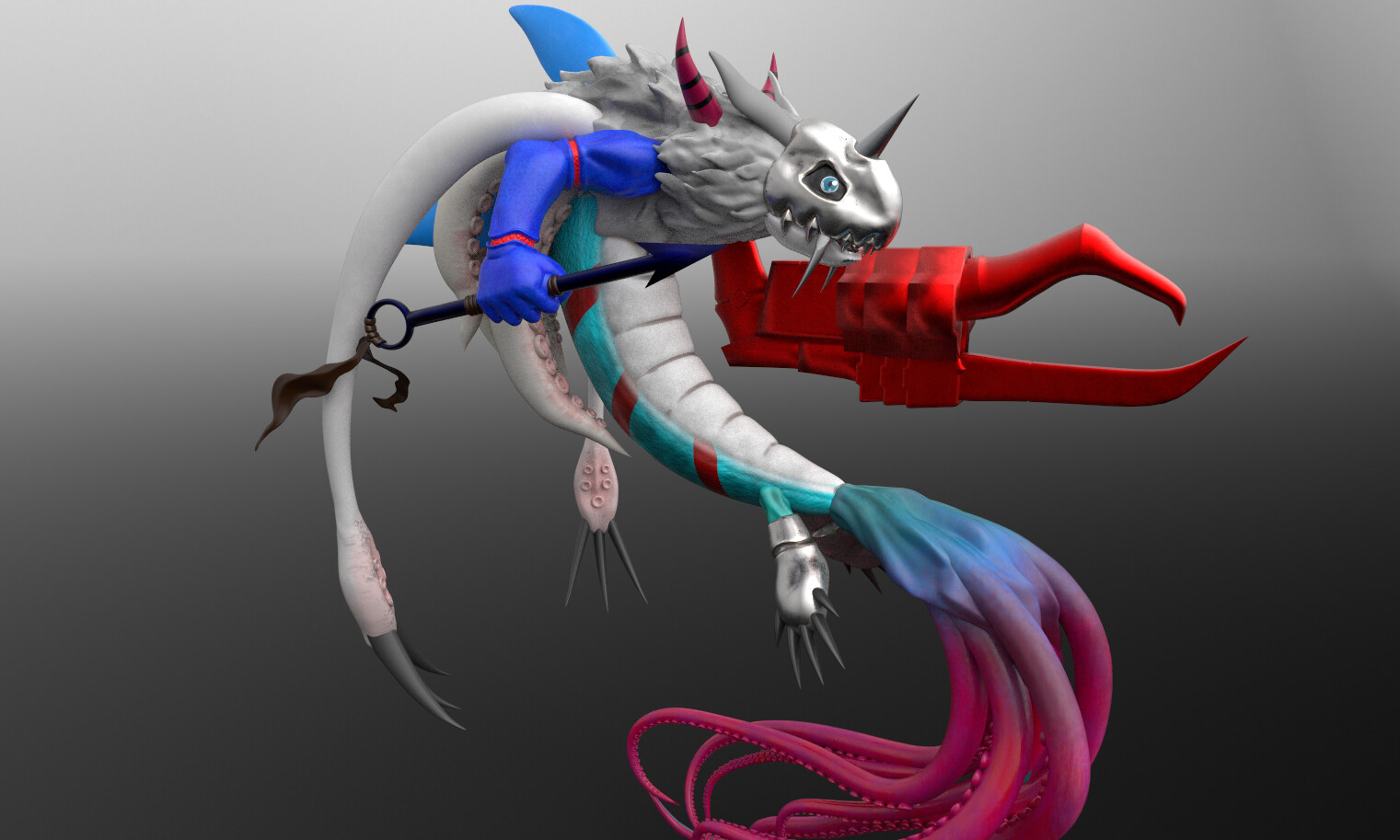 ArtStation - Digimon Marin Chimairamon