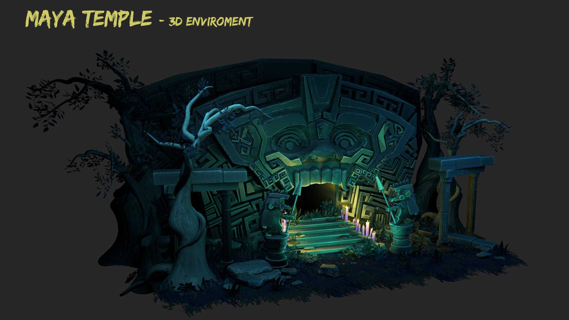 ArtStation - Temple - 3D enviroment