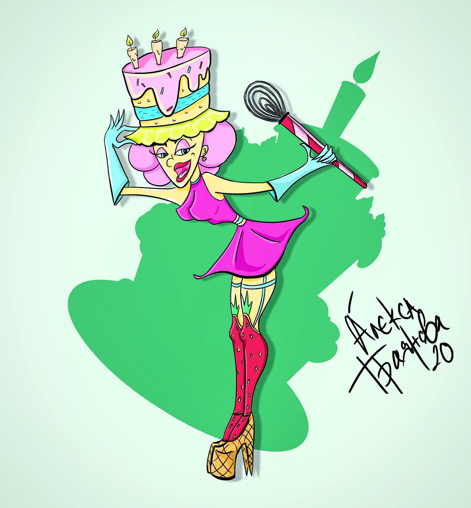 ArtStation - candy girl