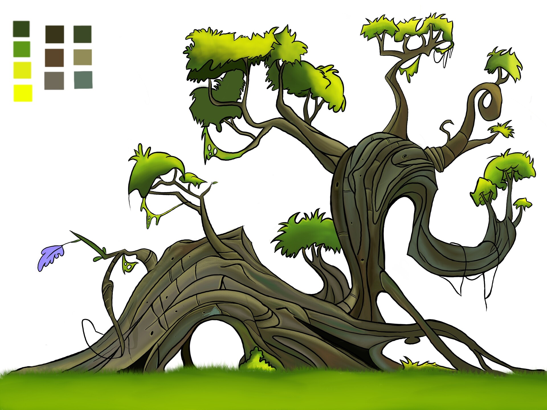 ArtStation - Environment Art - Tree design