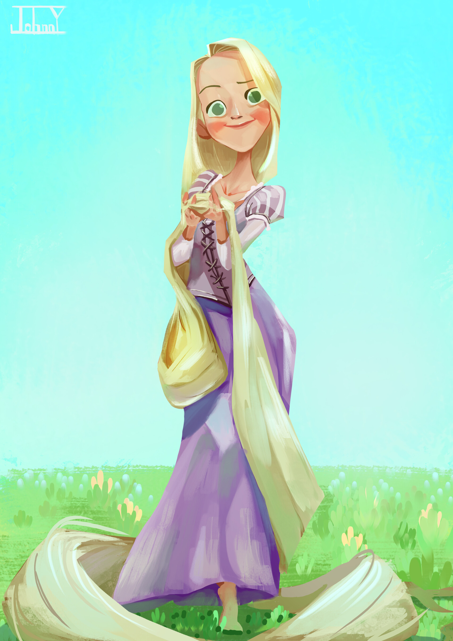 ArtStation - Tangled 10th Anniversary