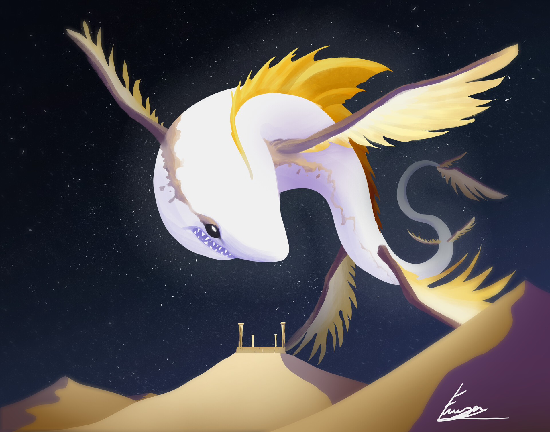 ArtStation - Celestial Shark