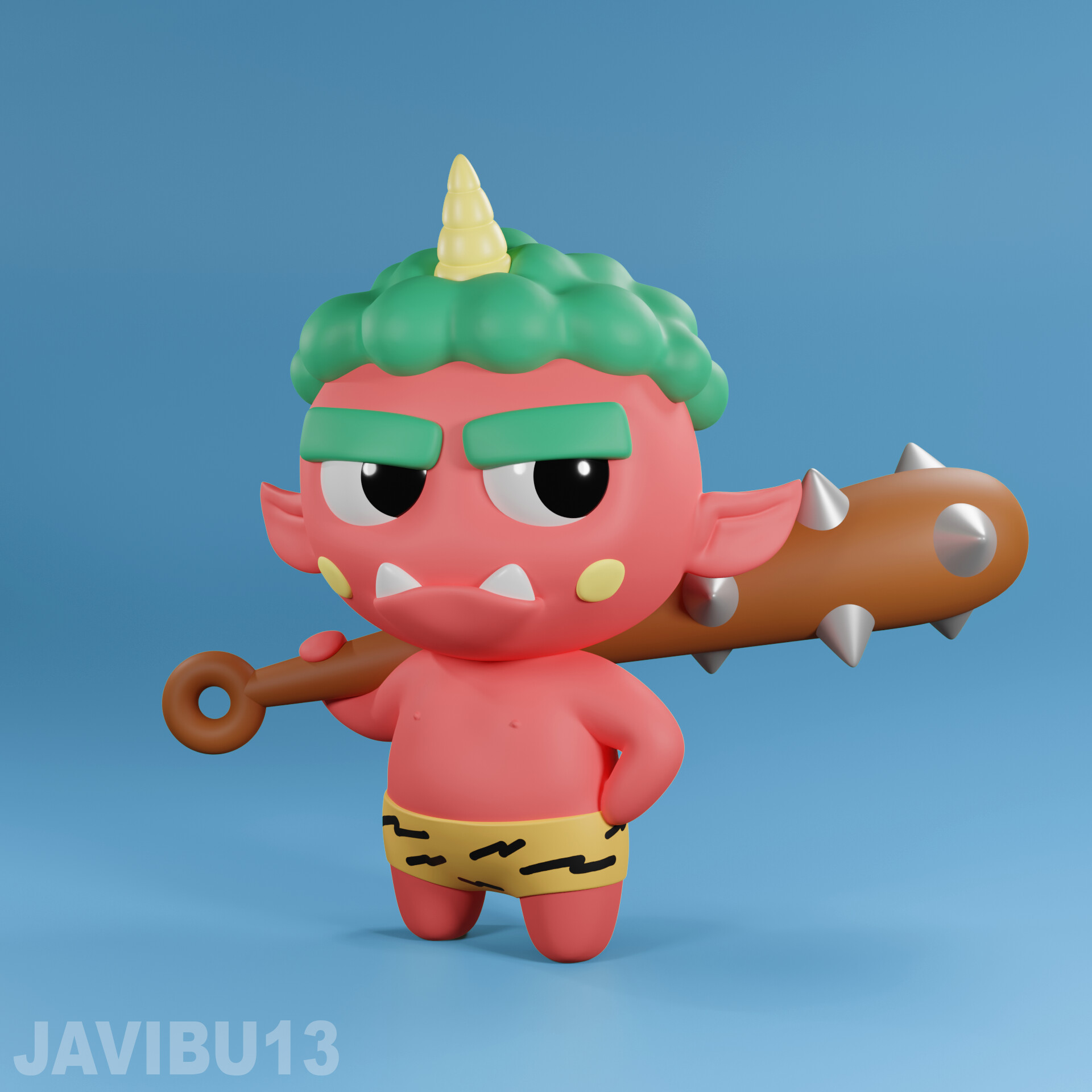 ArtStation - Oni - Day 25 - Sculptober2020