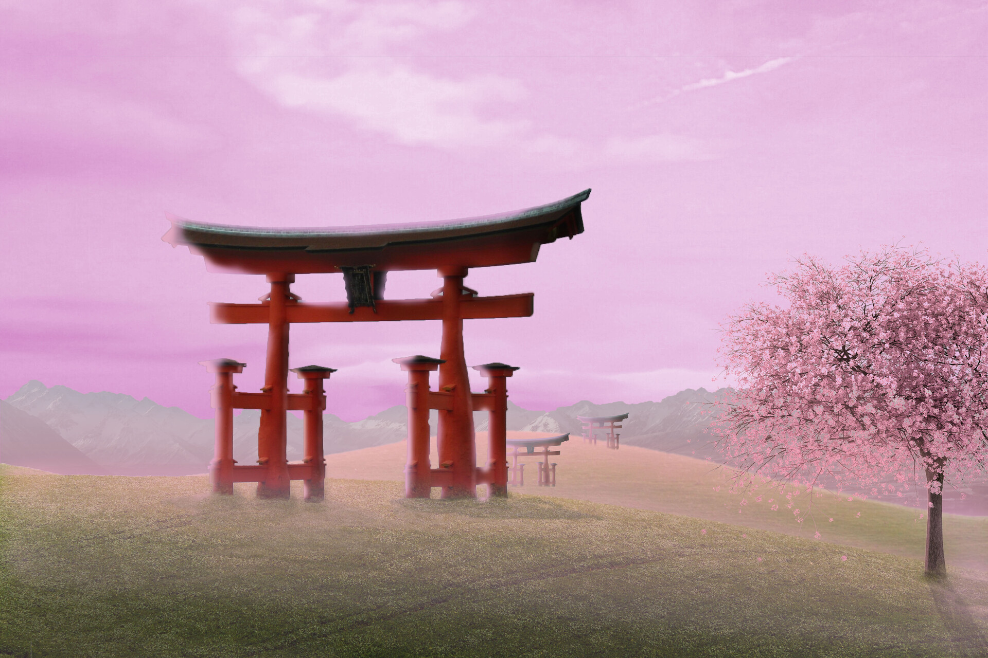 ArtStation - Japanese arches