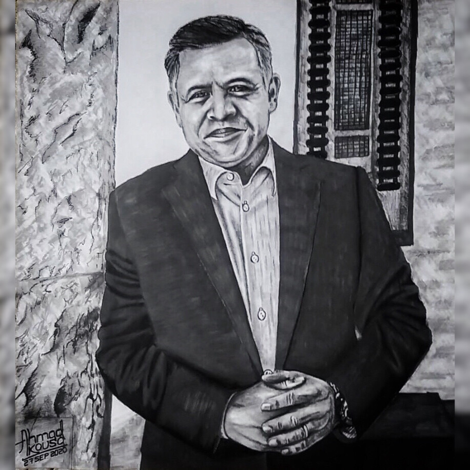 ArtStation - Majesty of King Abdullah II bin Al Hussein - Pencils ...