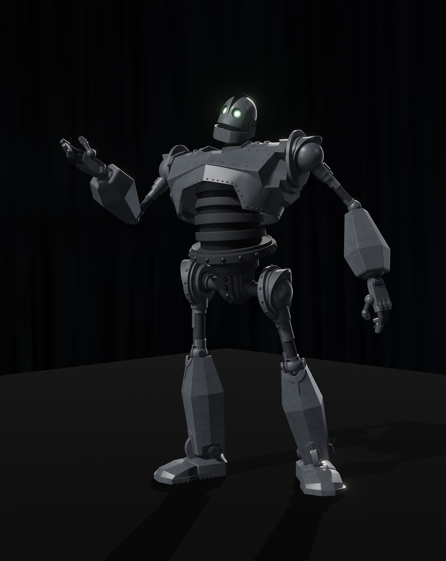 Raymond Schmitz - The Iron Giant - Rig for Blender