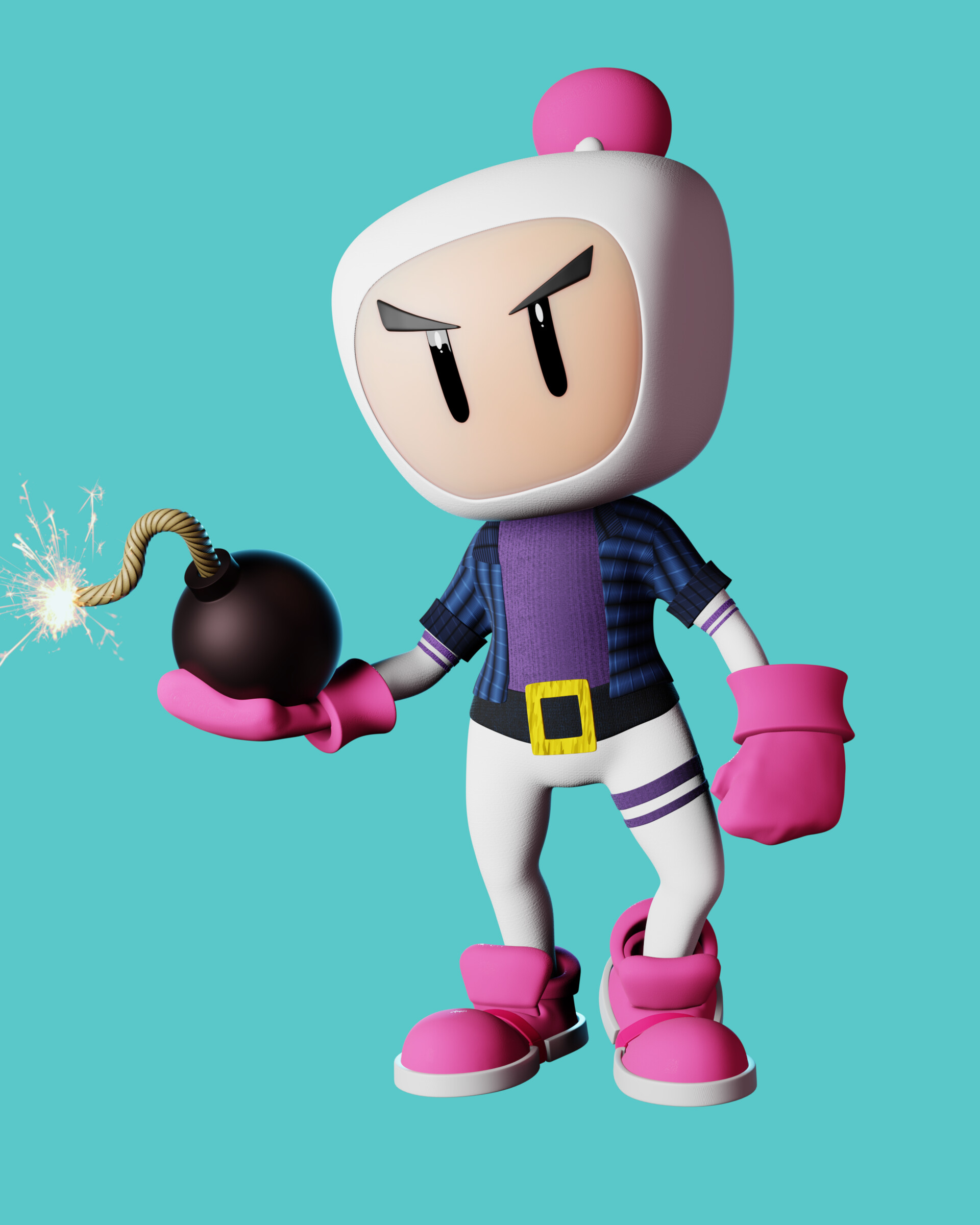 ArtStation - Bomberman 64