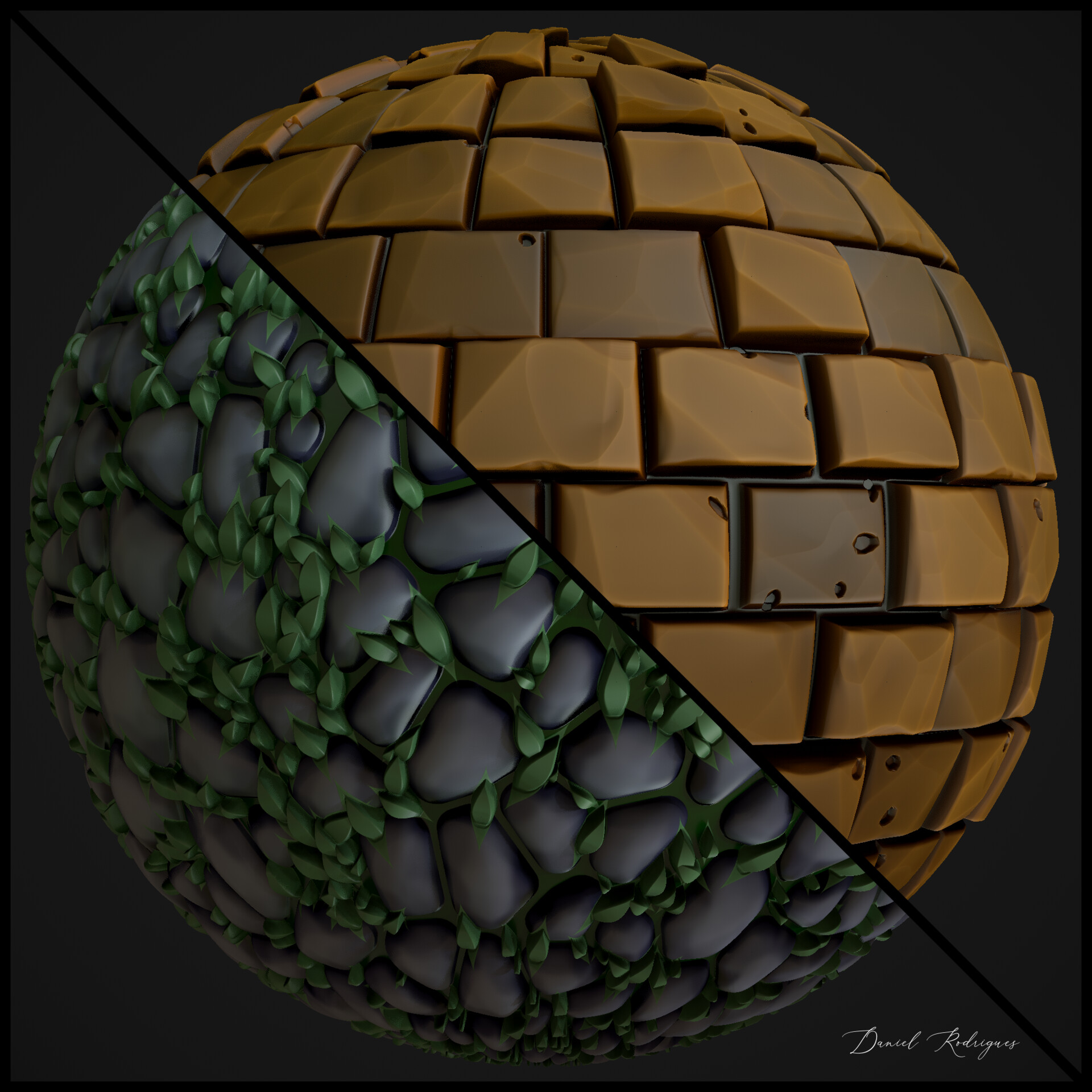 ArtStation - Substance Designer Stylized Textures Exercices