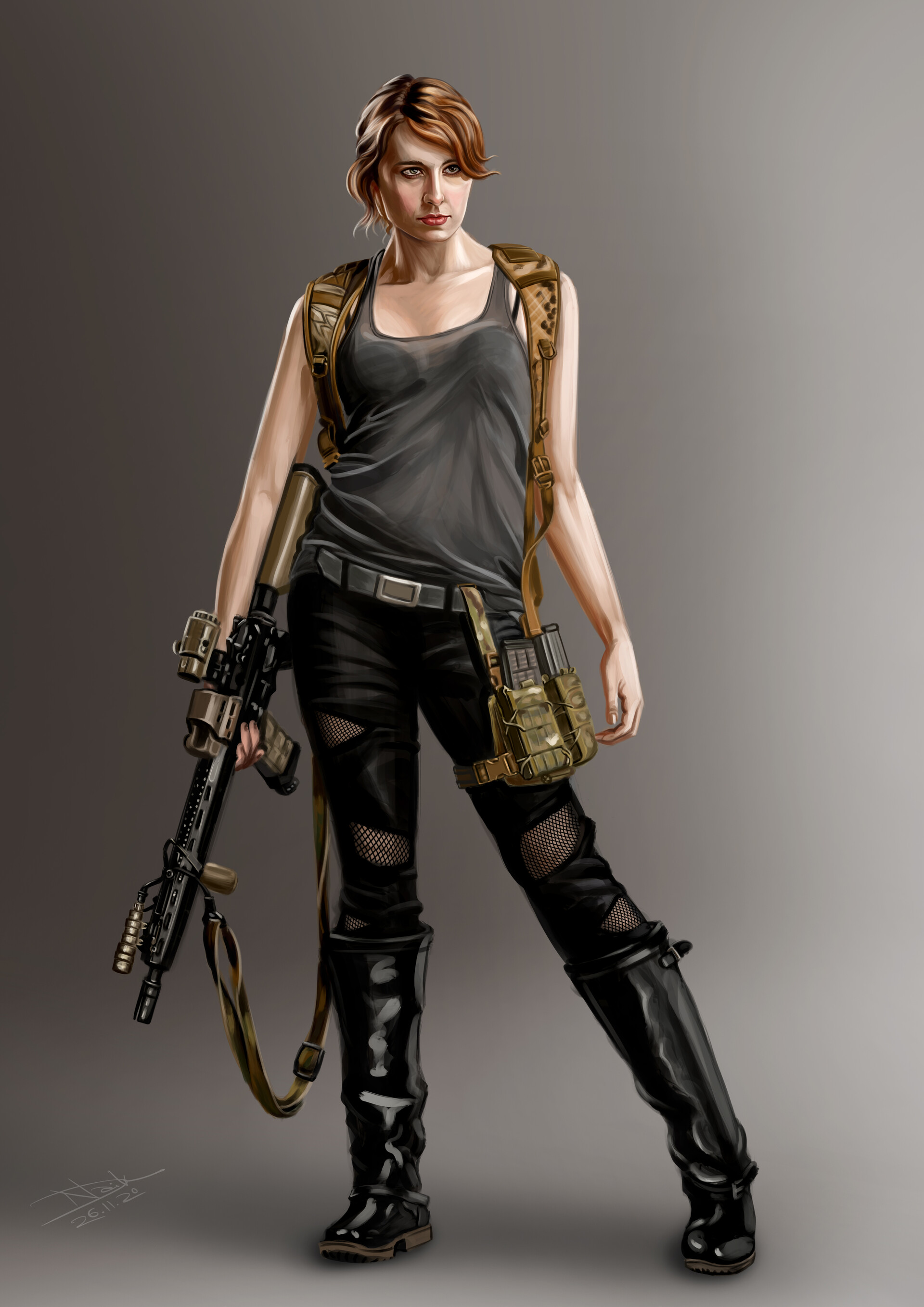 ArtStation - weapon outfit..