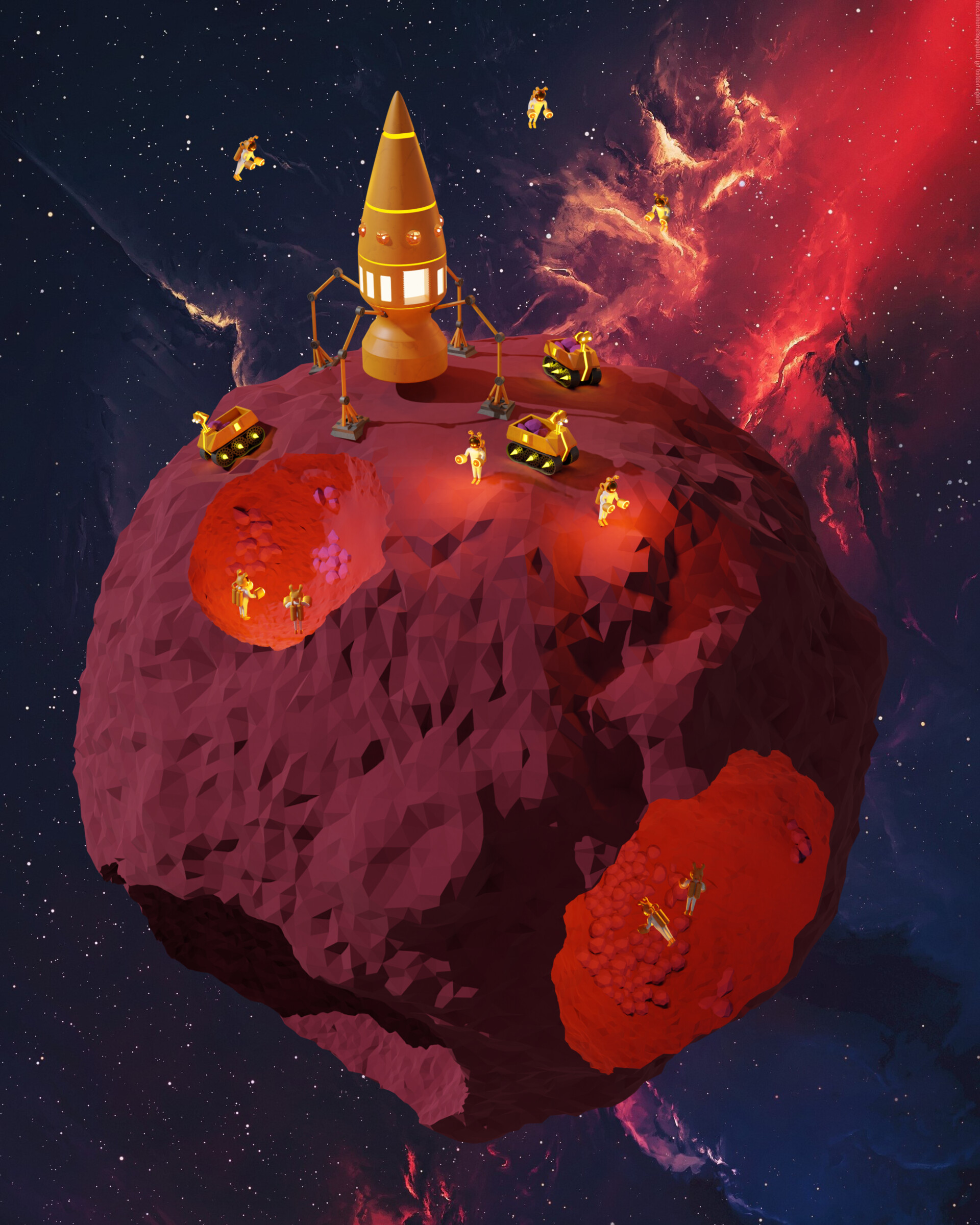 ArtStation - Asteroid Expedition