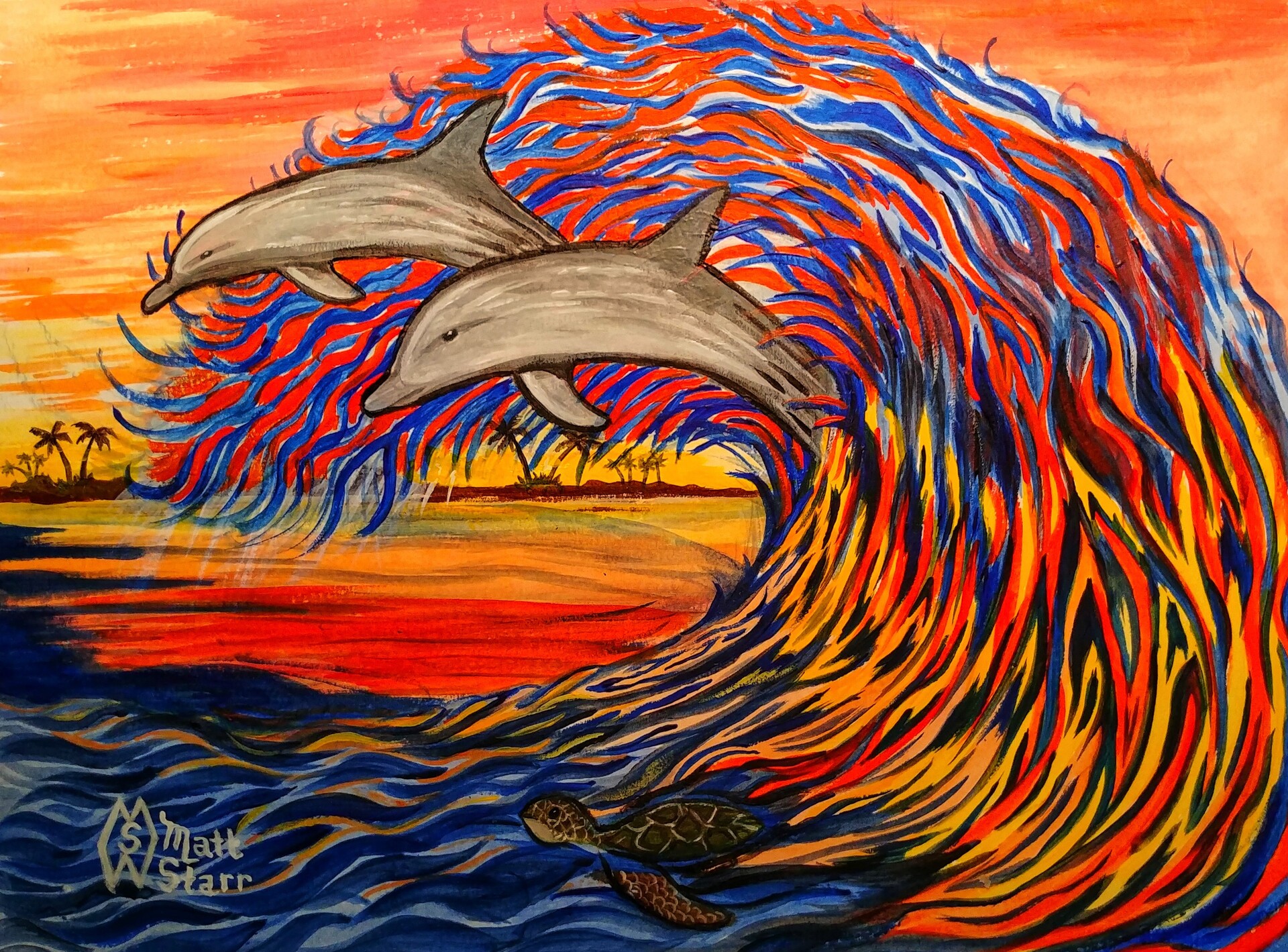 ArtStation - Riding the Wave