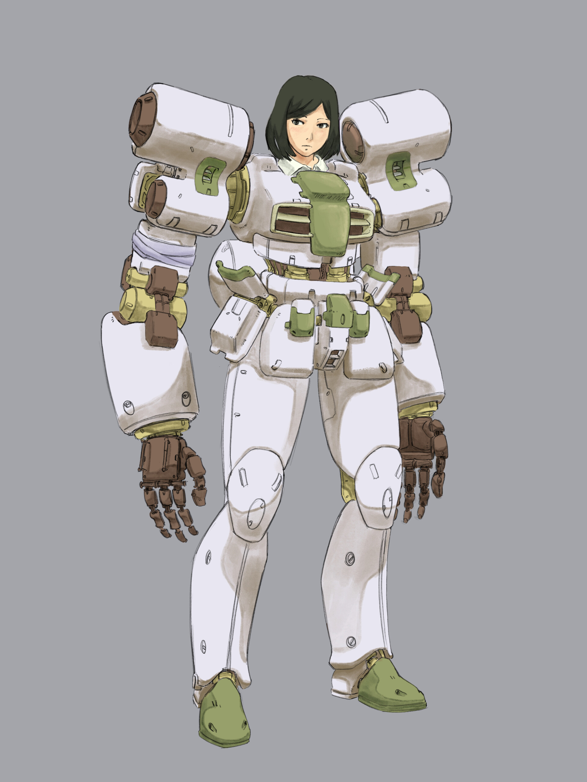 ArtStation - Cyborg Girl