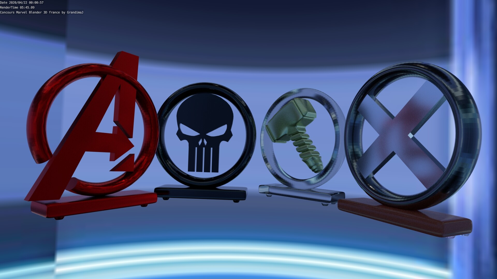 Gil RIDEL (GrandimaJ) - Blender 3D France - Marvel contest