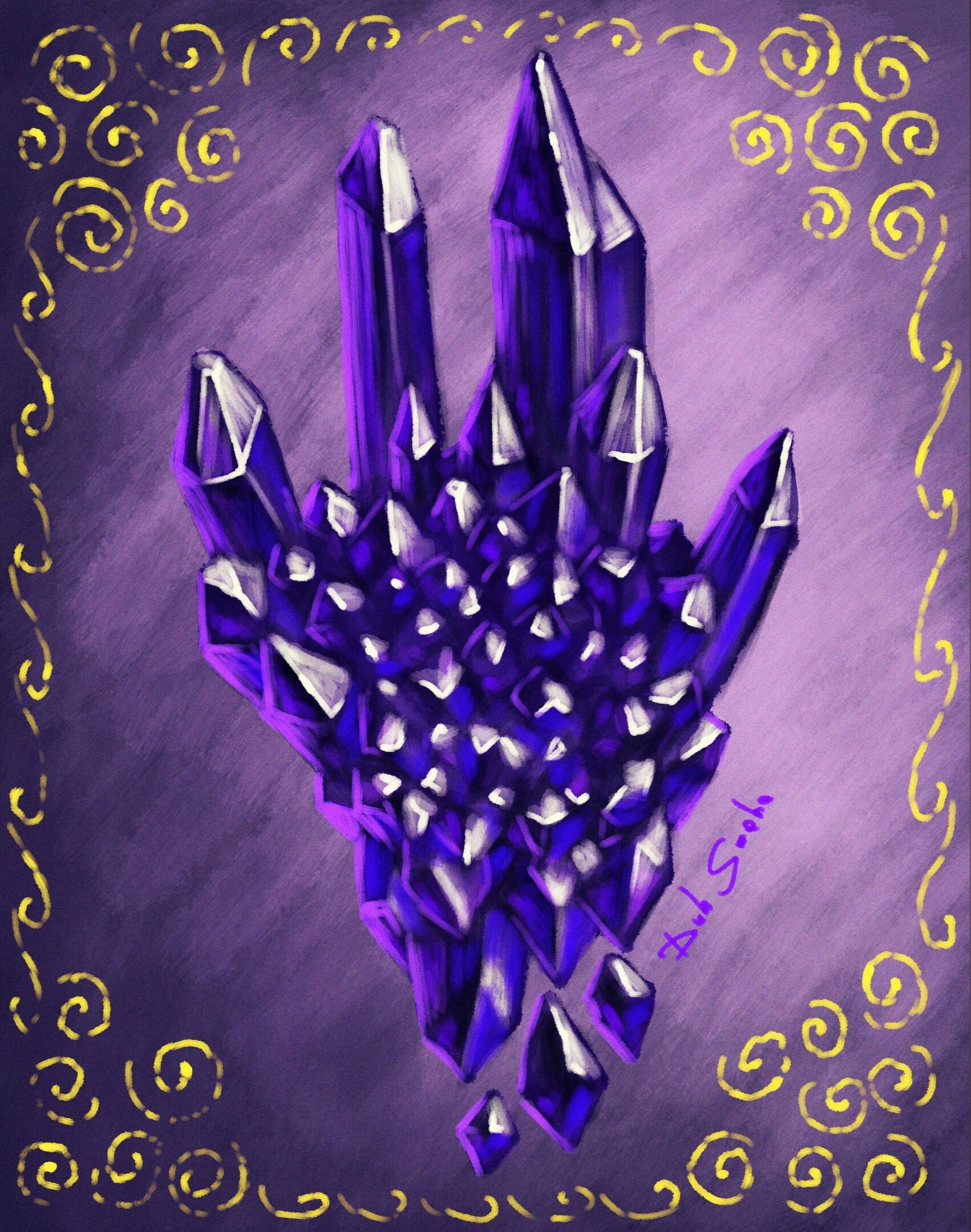 ArtStation - Amethyst Hand