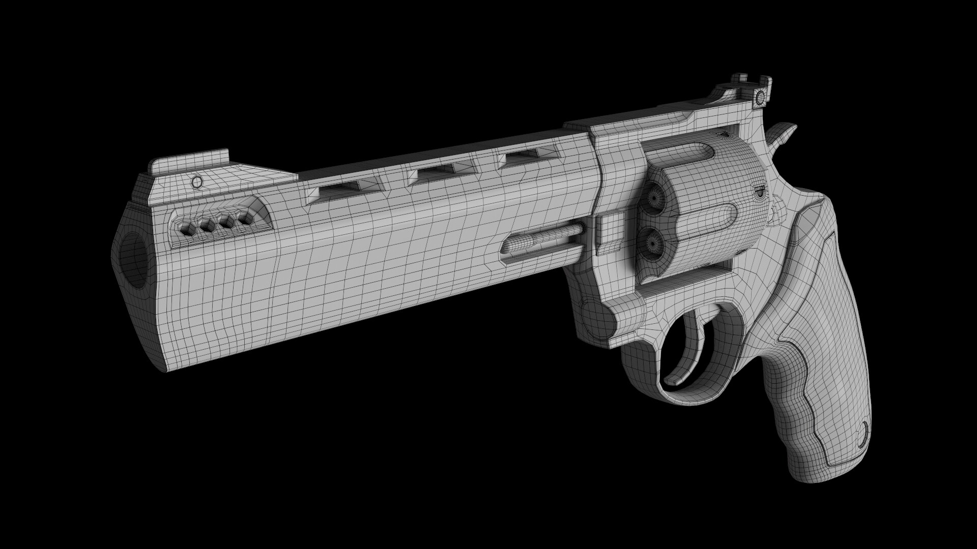 Raging Bull Revolver Black