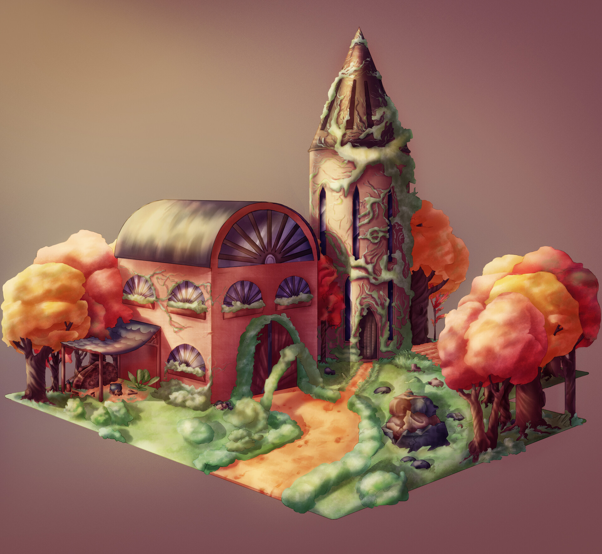 ArtStation - fantasy house