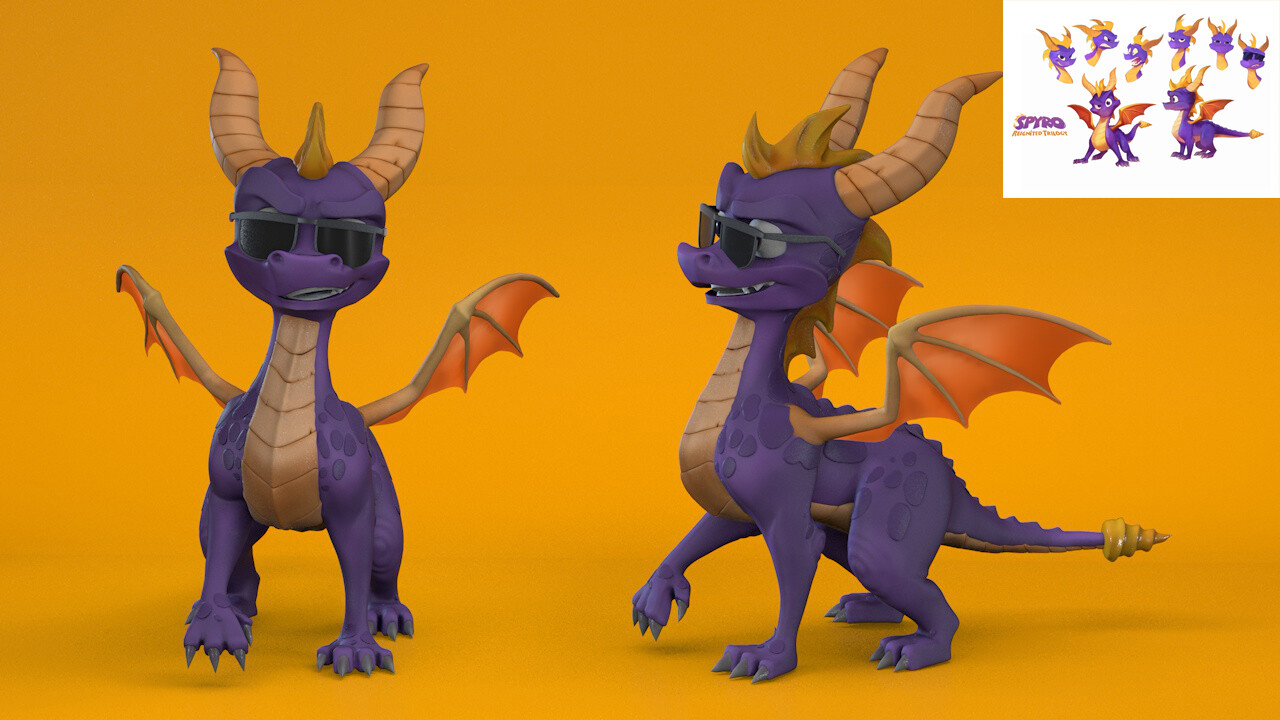 Joshua Escamilla - Spyro fan art