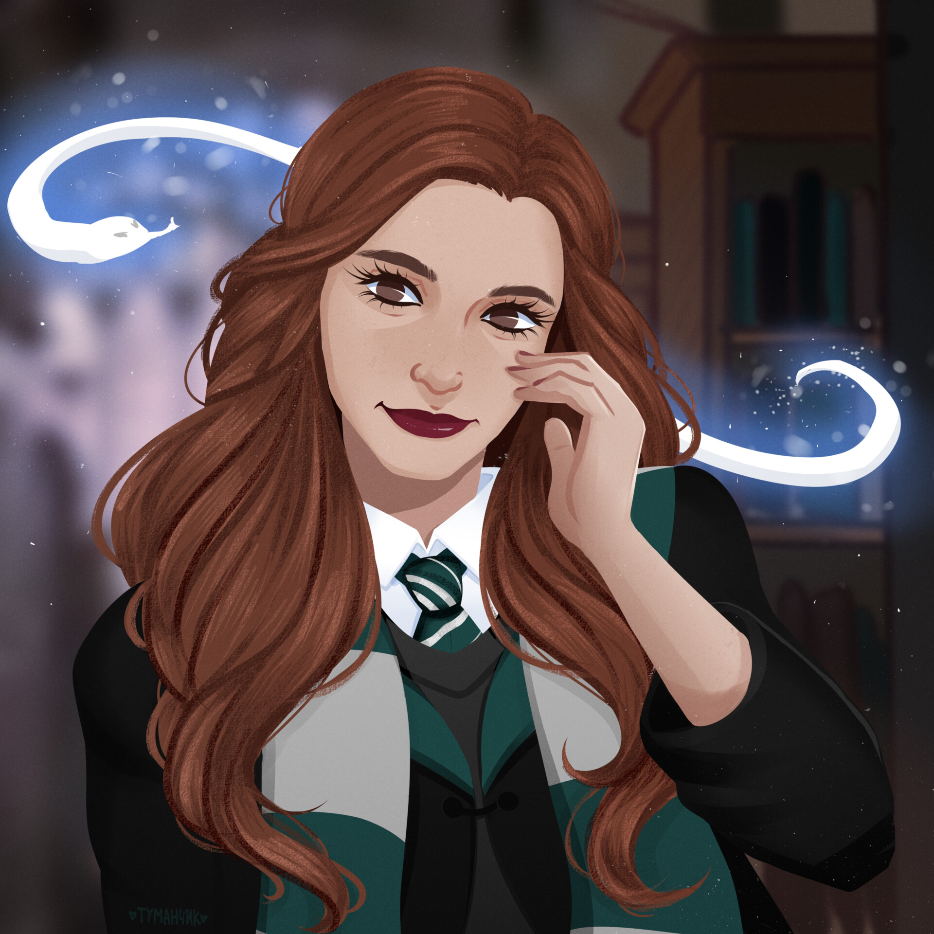 ArtStation - example of a portrait