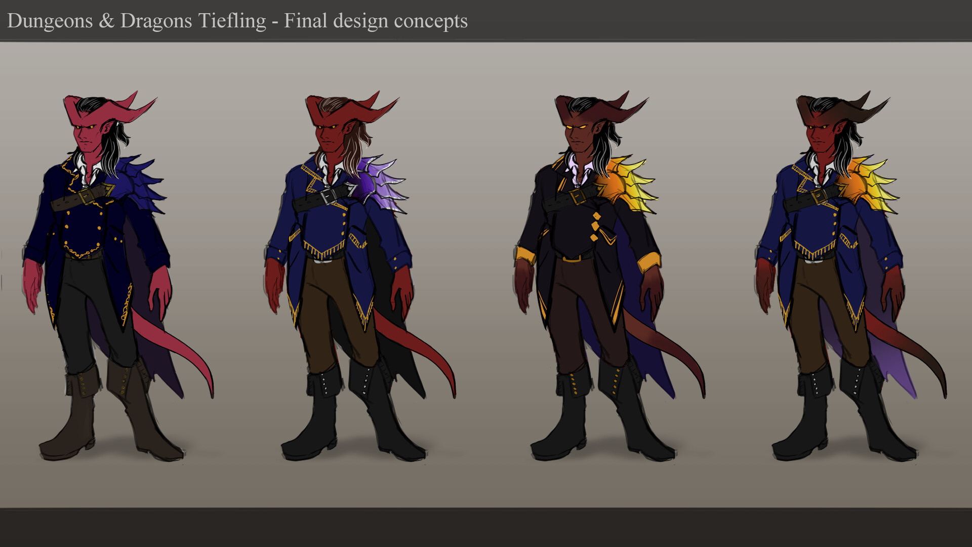 ArtStation - Tiefling Design Work