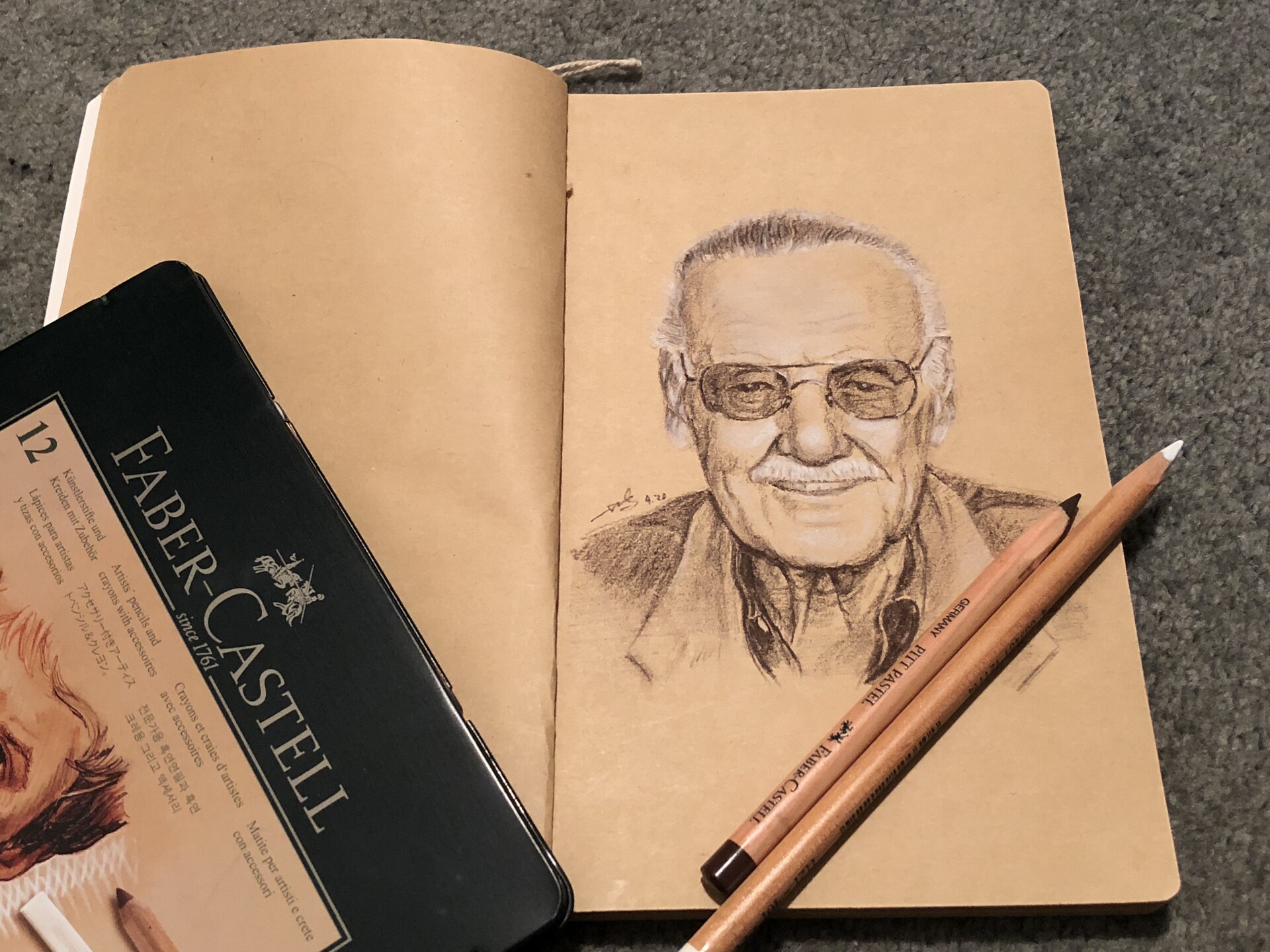 Jiapeng (Chris) Cheng - Sketch - Stan Lee