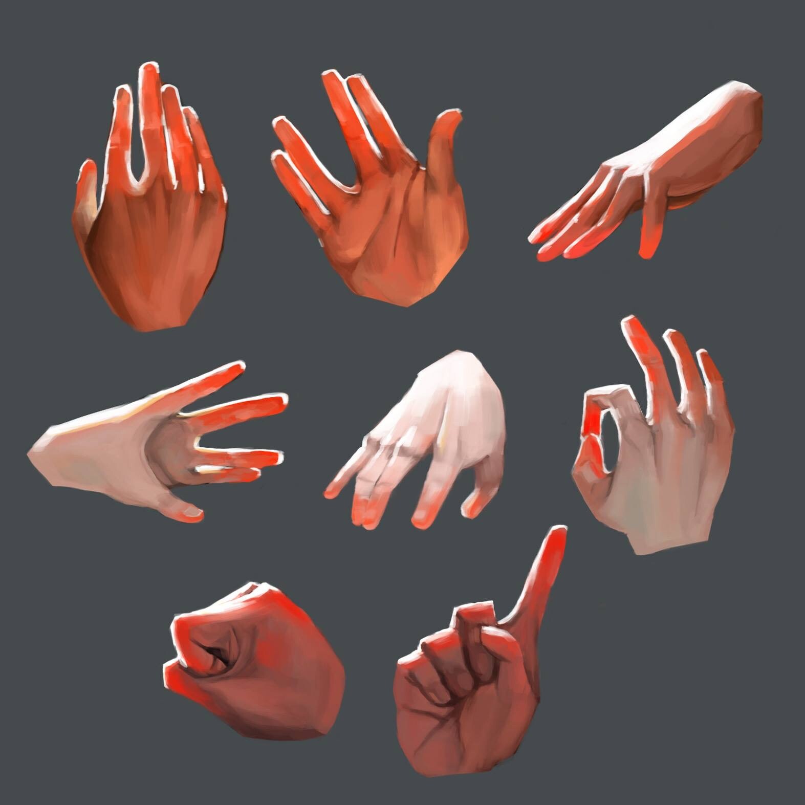 ArtStation - Hands Study