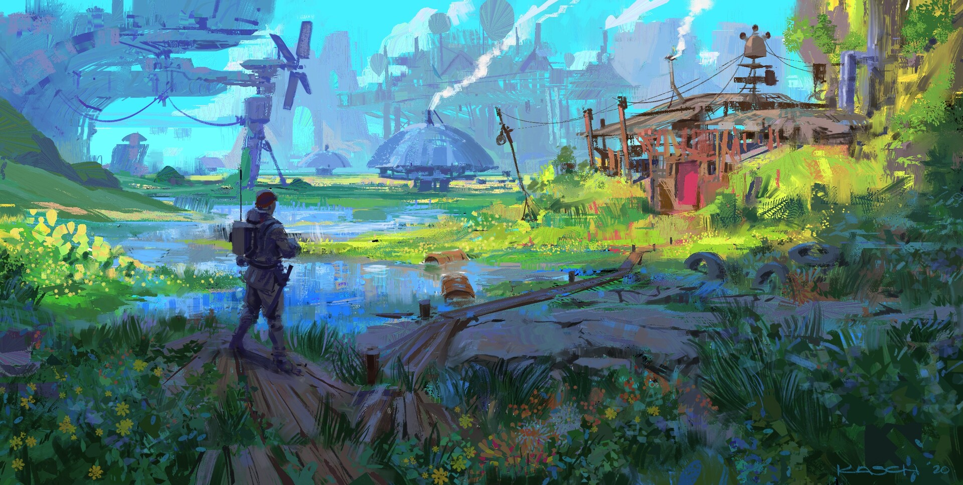 ArtStation - Environment Sketch 001