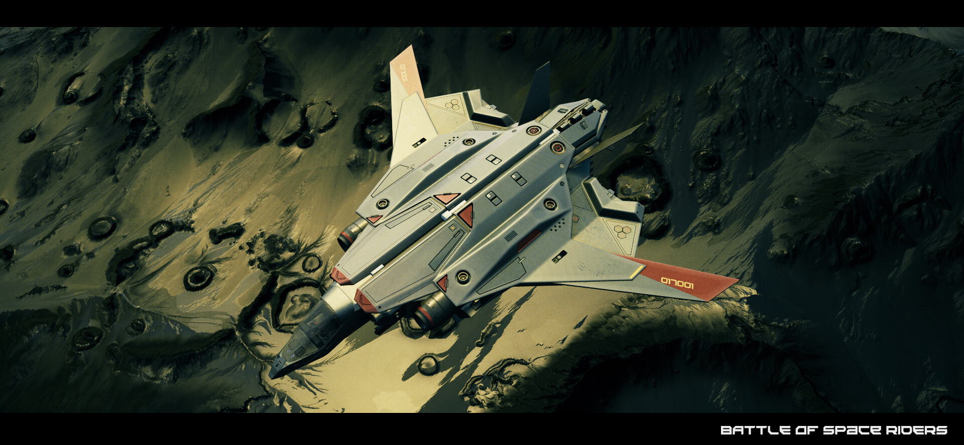 ArtStation - Sci fi Battle Starship Fighter "Raptor"