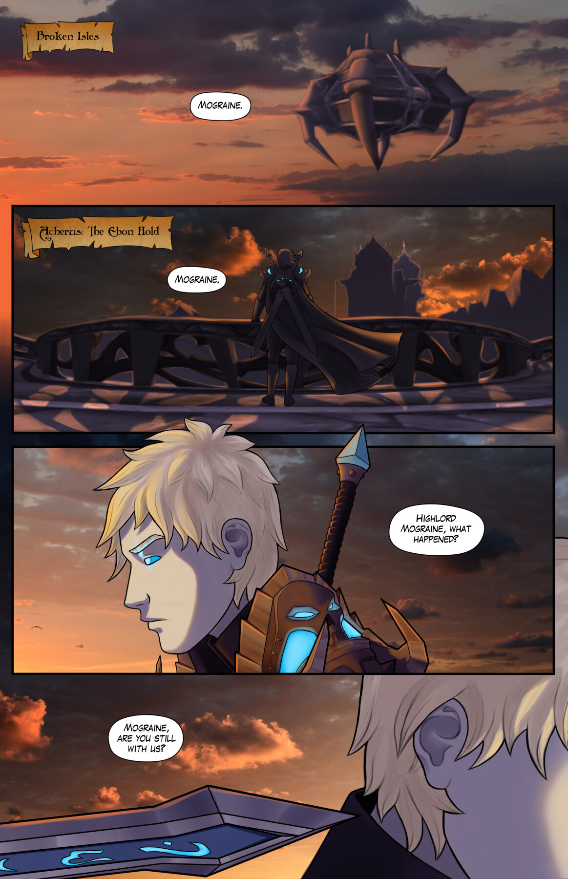 ArtStation - We Ride Forth - World of Warcraft fan comic