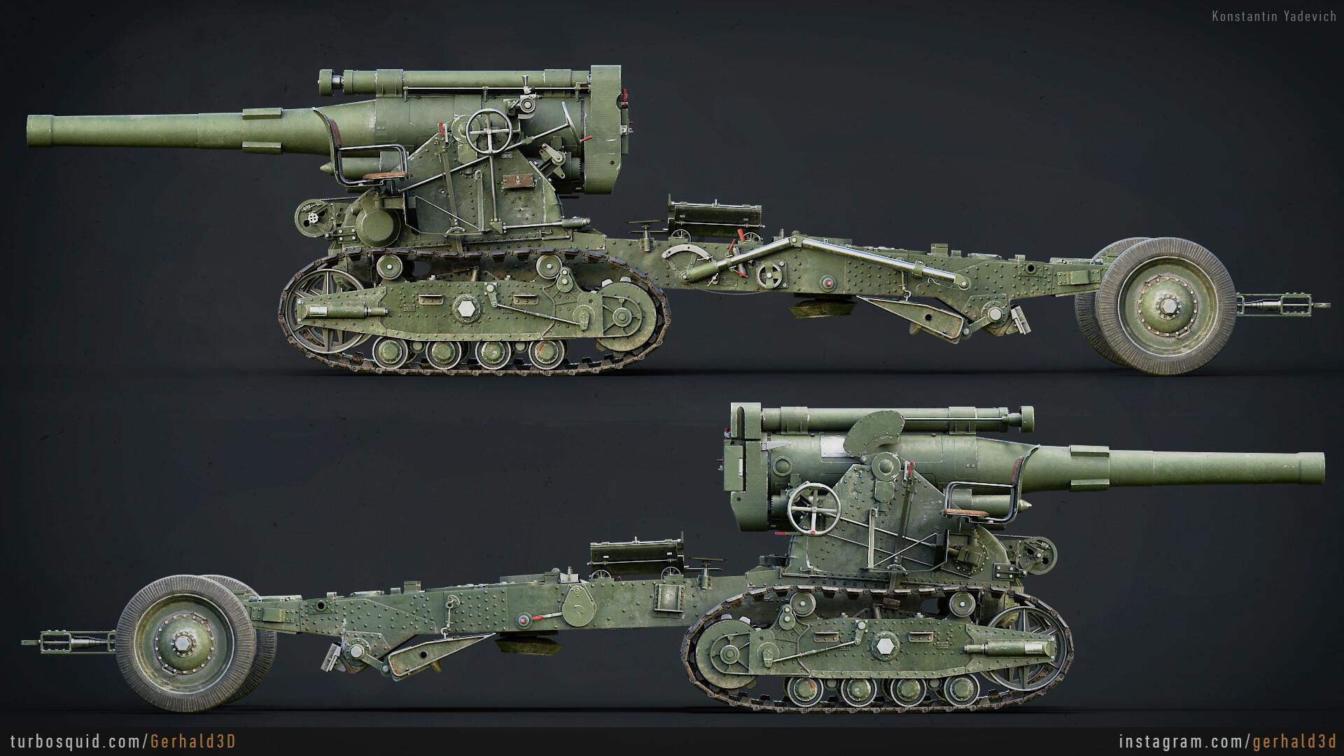 Konstantin Gerhald3D - 203mm B-4 Howitzer