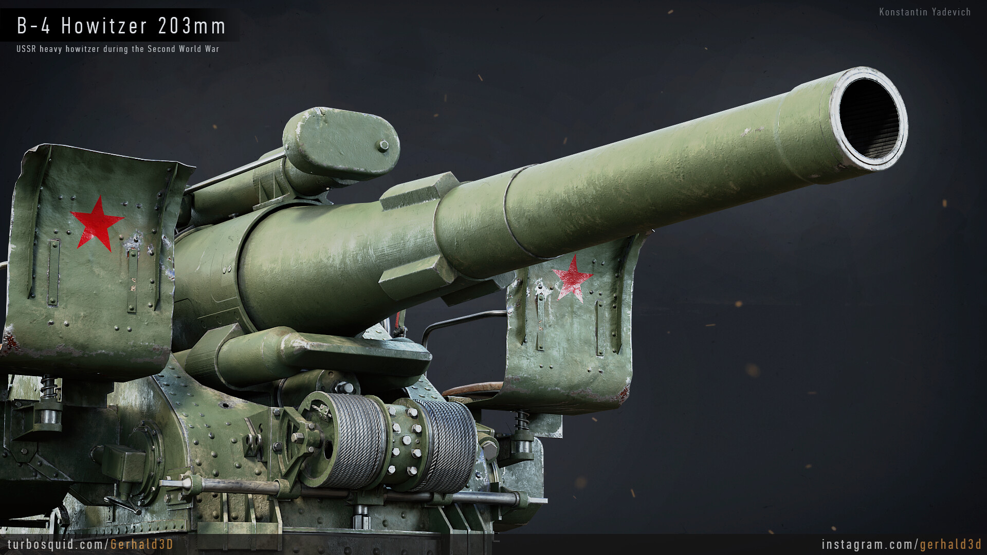 Konstantin Gerhald3D - 203mm B-4 Howitzer