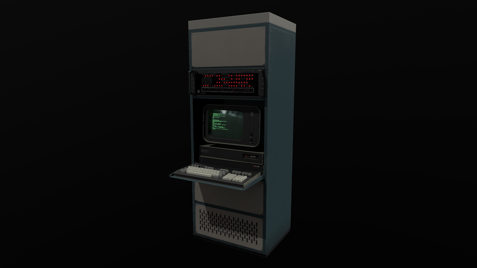 ArtStation - Cabinet With Old PC