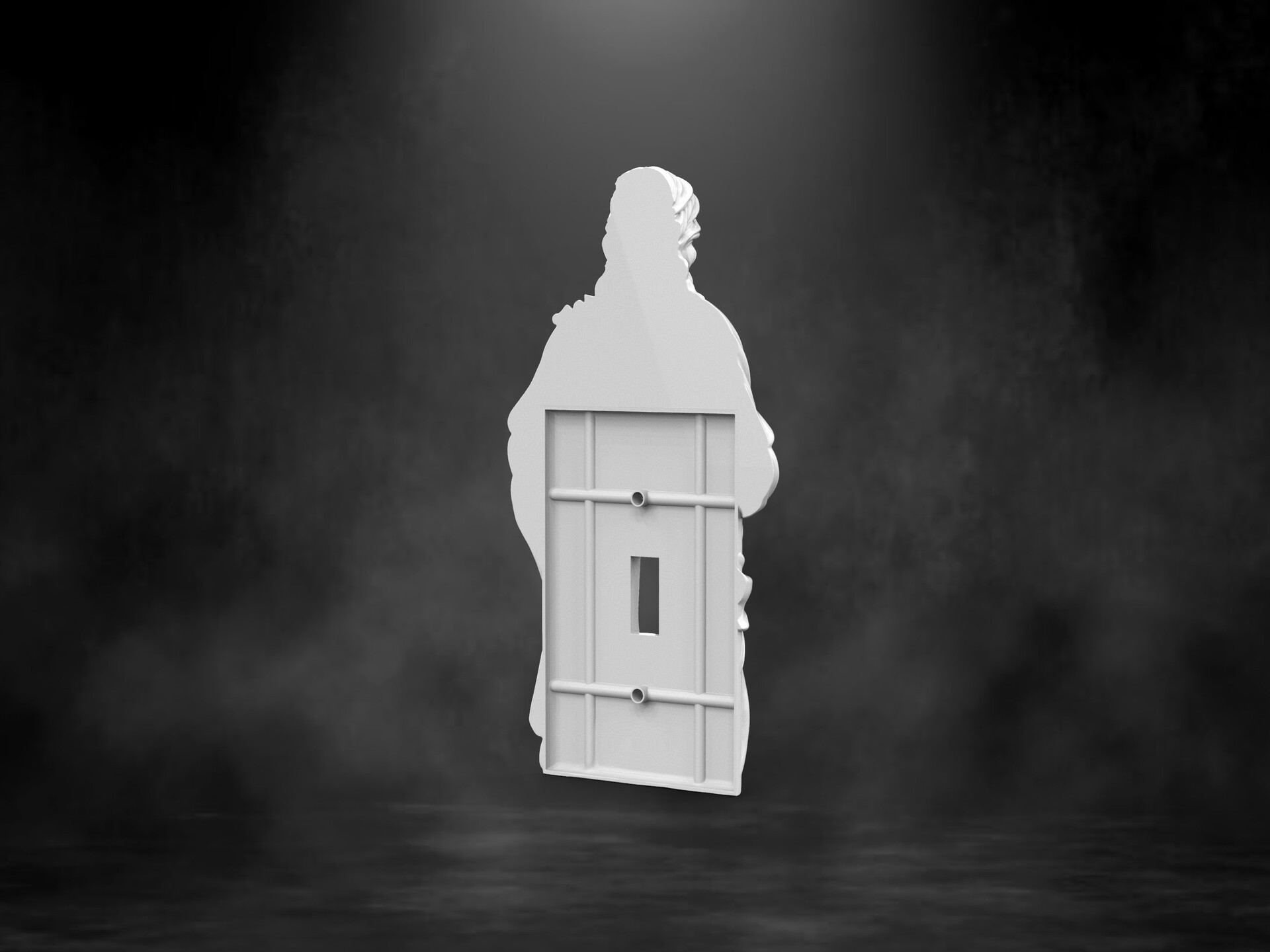 Brendon Burke - Jesus light switch cover 3D print model