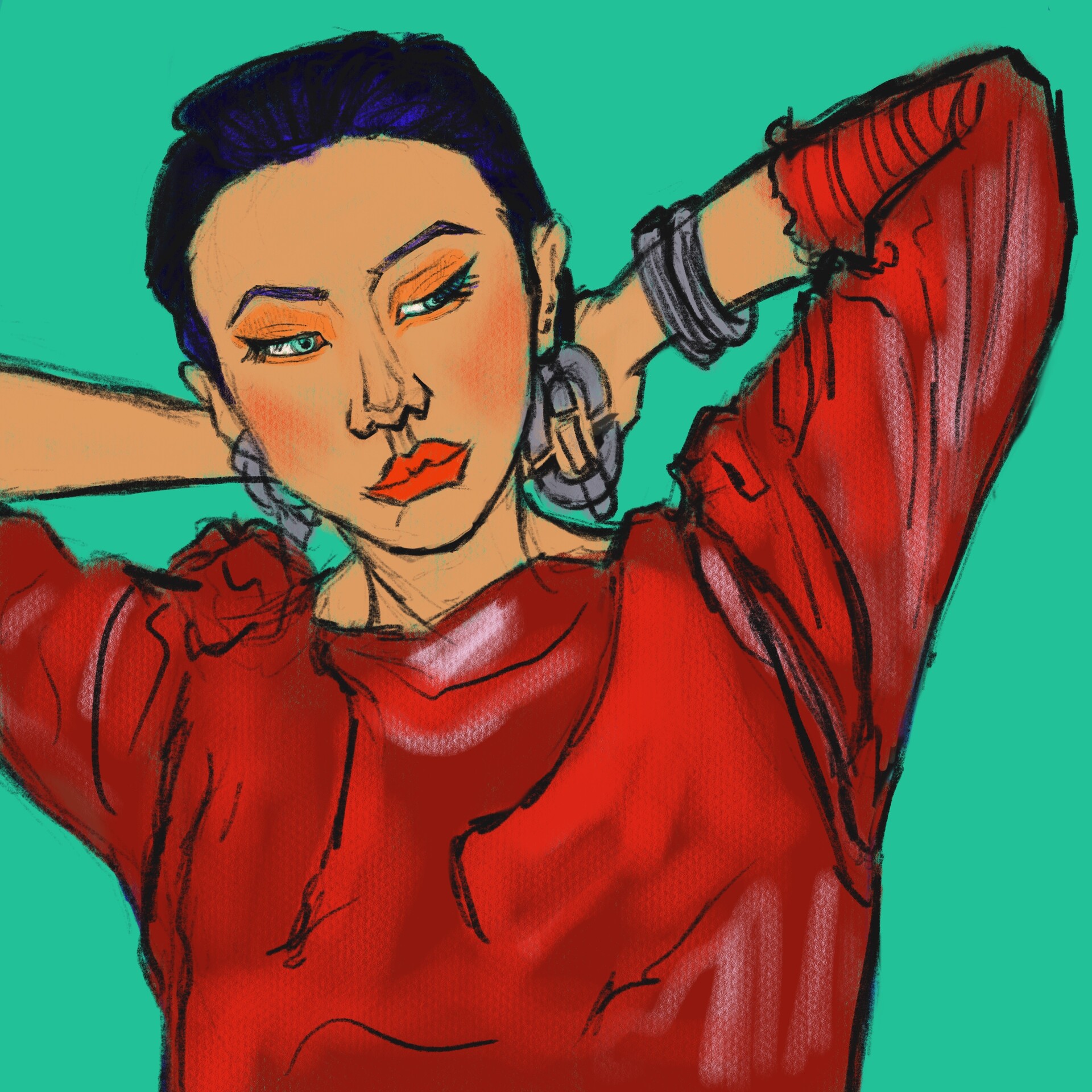 Edith Scottini (Erissera) - Commissioned Work - Jessica Wang portrait